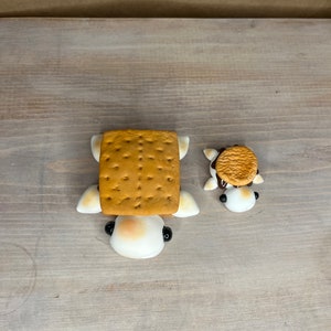 XXL Scented Dessert Turtle, Marshmallow Foam Clay Figure, S’mores ...