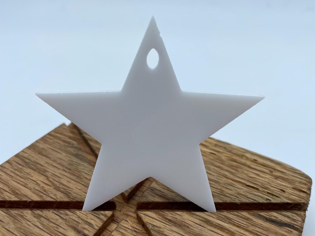 COE 96 Precut Stars | Star Ornament With and Without Holes | Star Fused ...