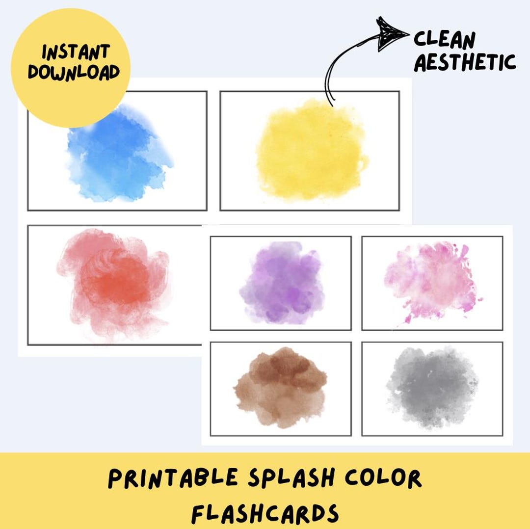 VB-MAPP Printable Colours Flashcards - Etsy UK