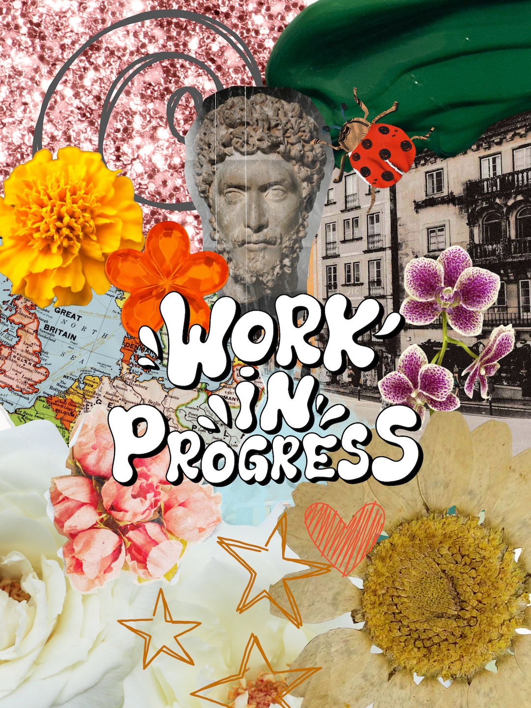 Work in Progress Digital Art | Printable Art Download | Abstract Art - Etsy