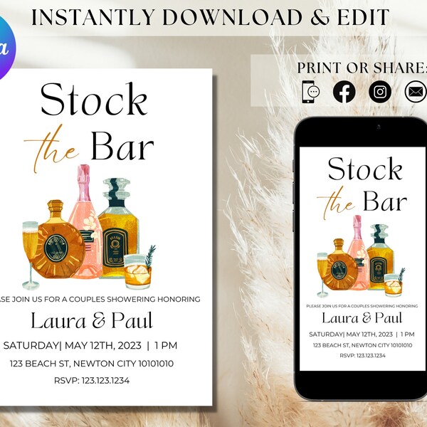 Stock the Bar - Etsy