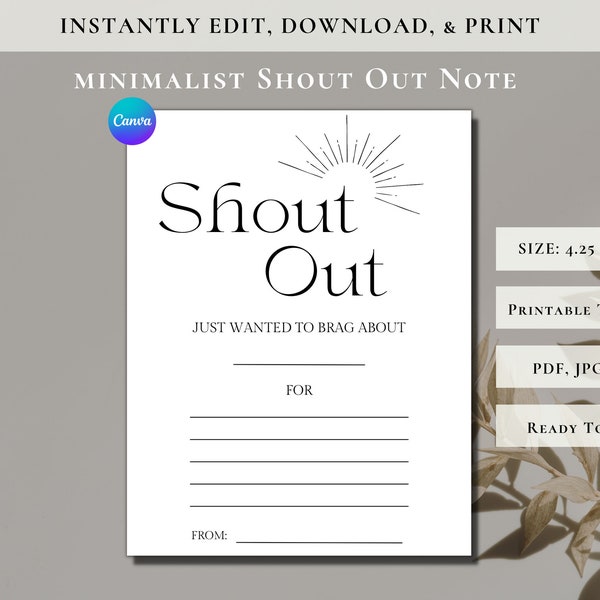 Shout Out Cards - Etsy