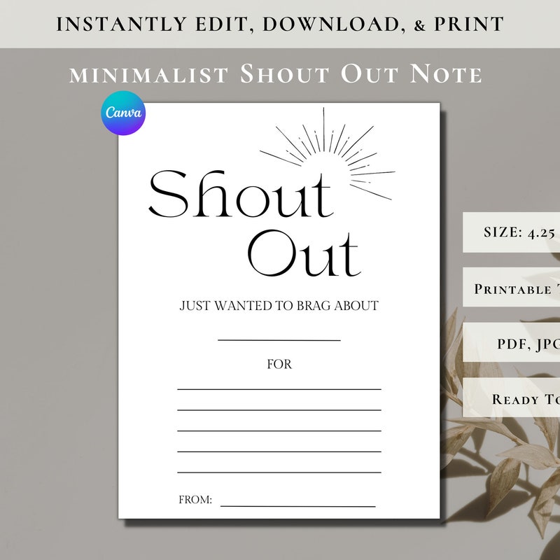 Shout Out Board for Staff - Etsy