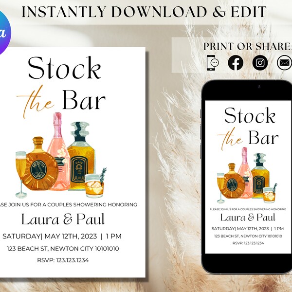 Stock the Bar - Etsy