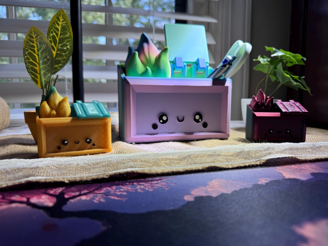 Dumpster Fire Desk Organizer 3d Printed Cute and Adorable Perfect Gift ...