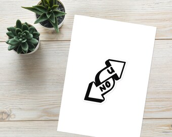 Uno Reverse Sticker - Etsy