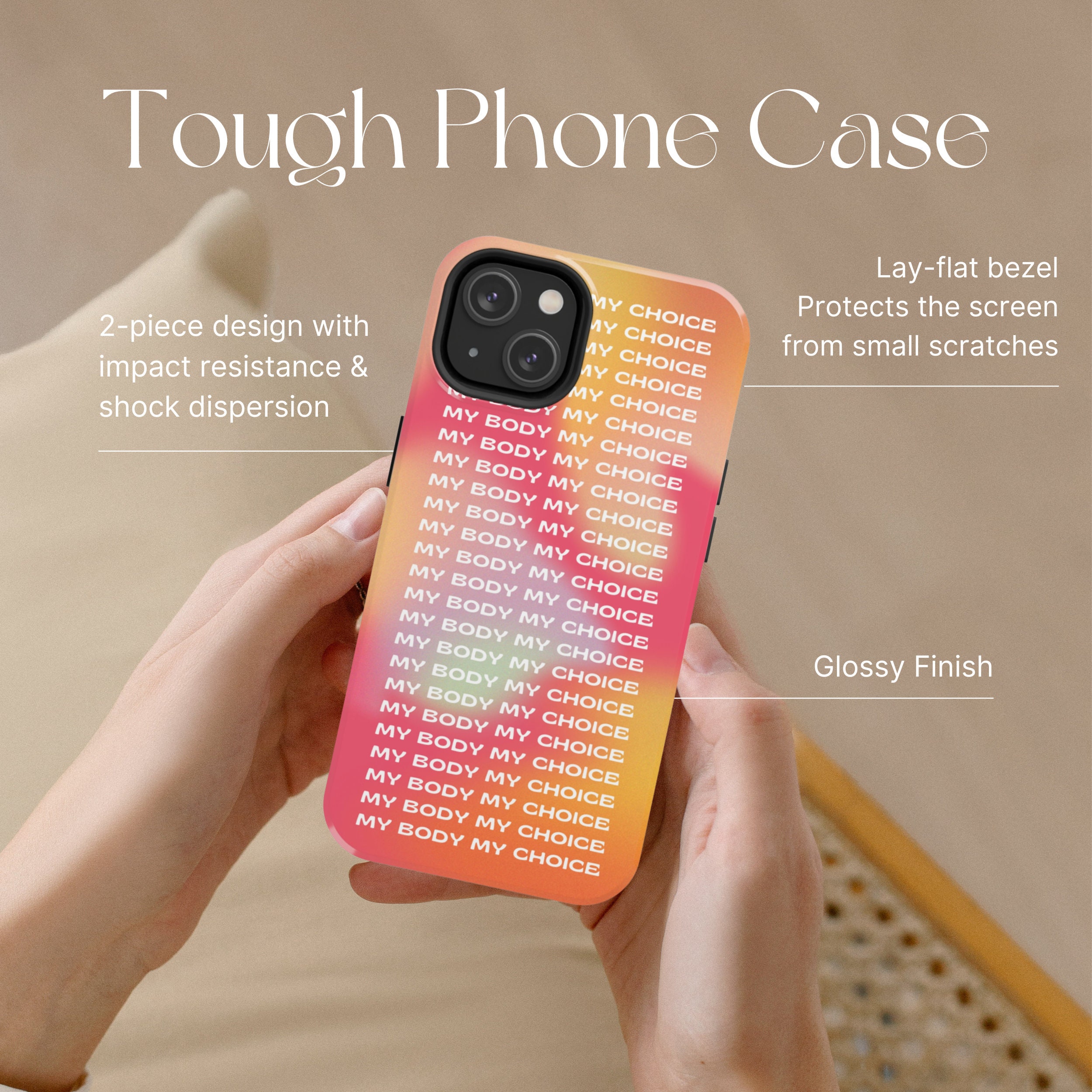 My Body My Choice Women's Rights Phone Case for iPhone 14 Plus, 14 Pro ...