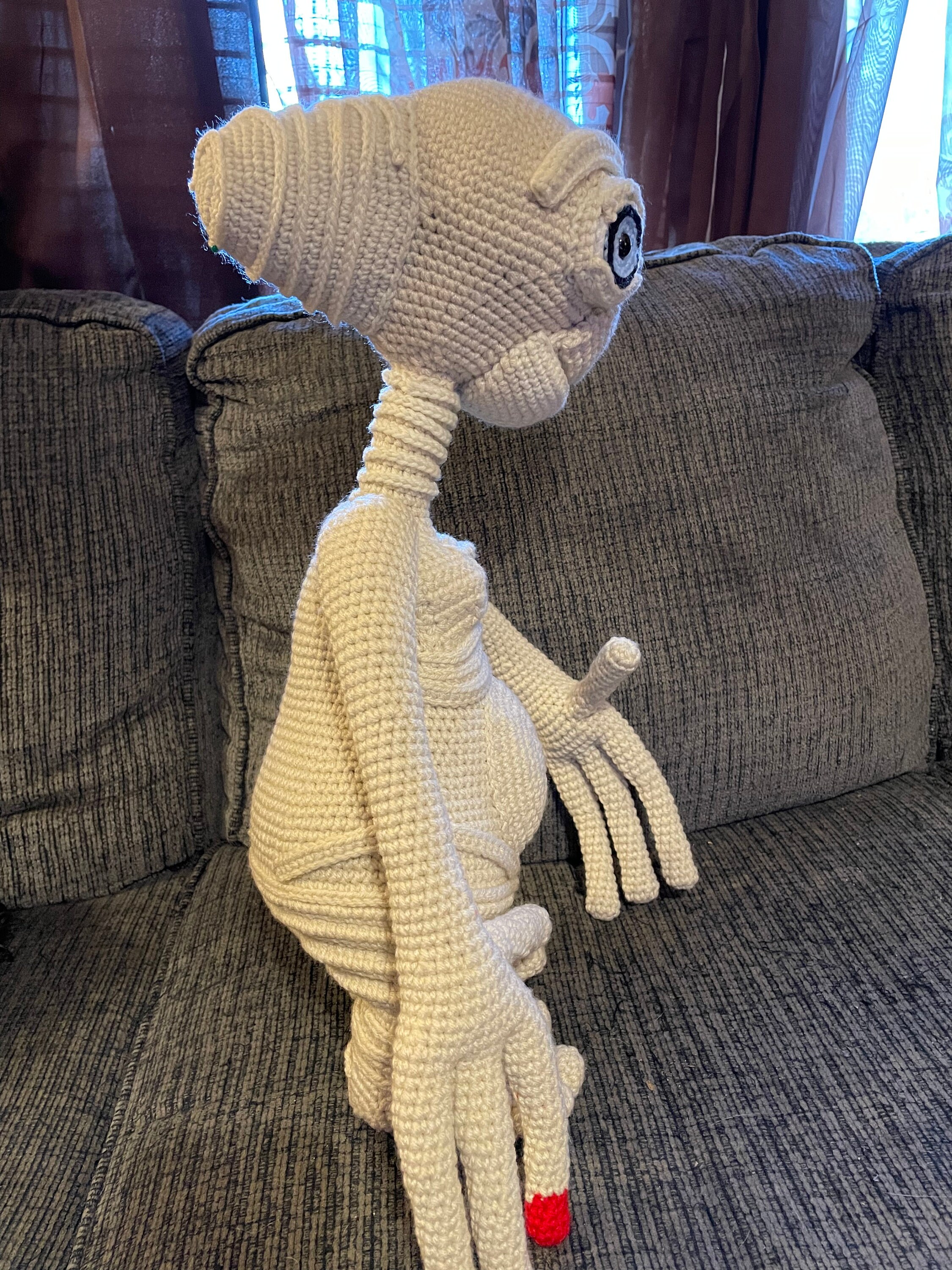 Alien, Extra-terrestrial, Crocheted ET *made to Order* - Etsy