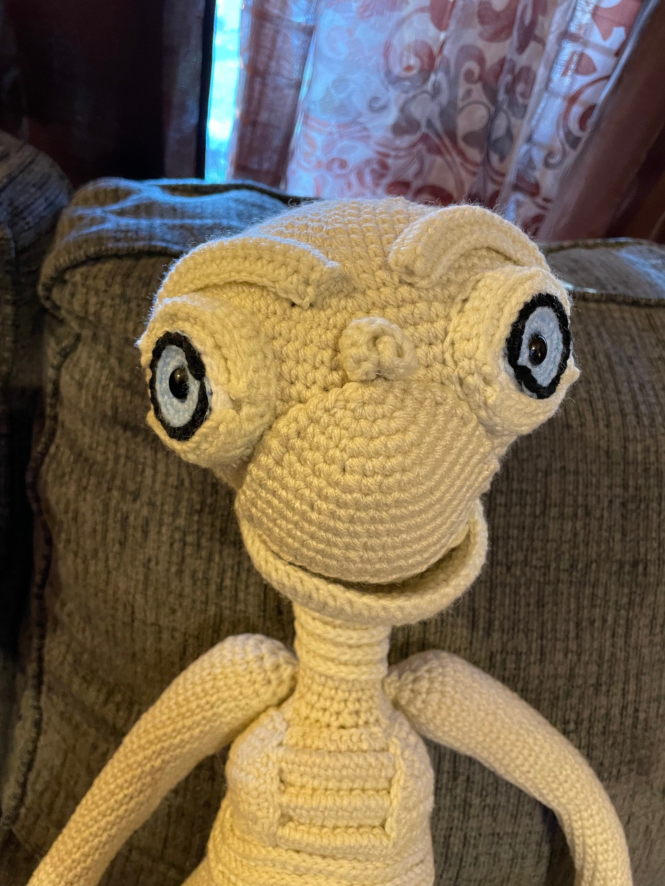 Alien, Extra-terrestrial, Crocheted ET *made to Order* - Etsy
