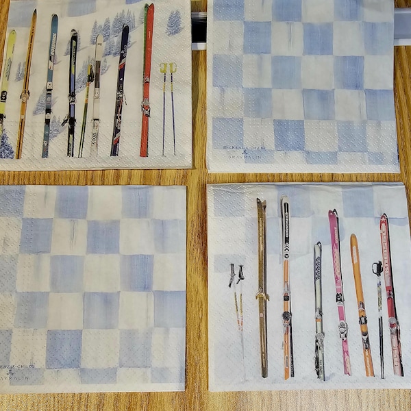 Paper Check Napkins - Etsy