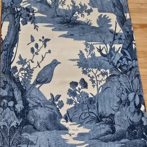 Williamsburg Blue Chinoiserie Scene With Bird Decoupage Napkin - Etsy