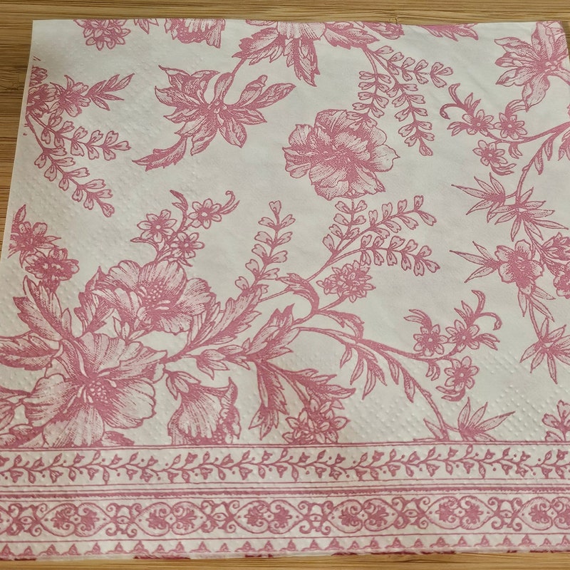 Toile Napkins - Etsy