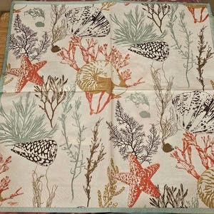 Earth Tone Sea Life for Decoupage - Etsy