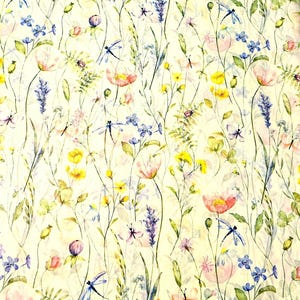 Pastel Wildflowers Tissue Paper - Etsy