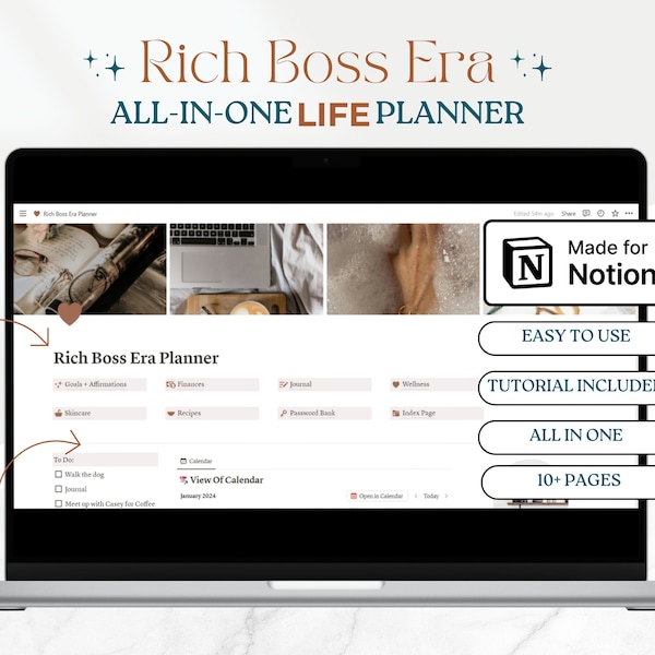 Notion For Girl Boss Etsy