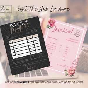 Black Invoice Template, Invoices Template, Invoice Template Download ...
