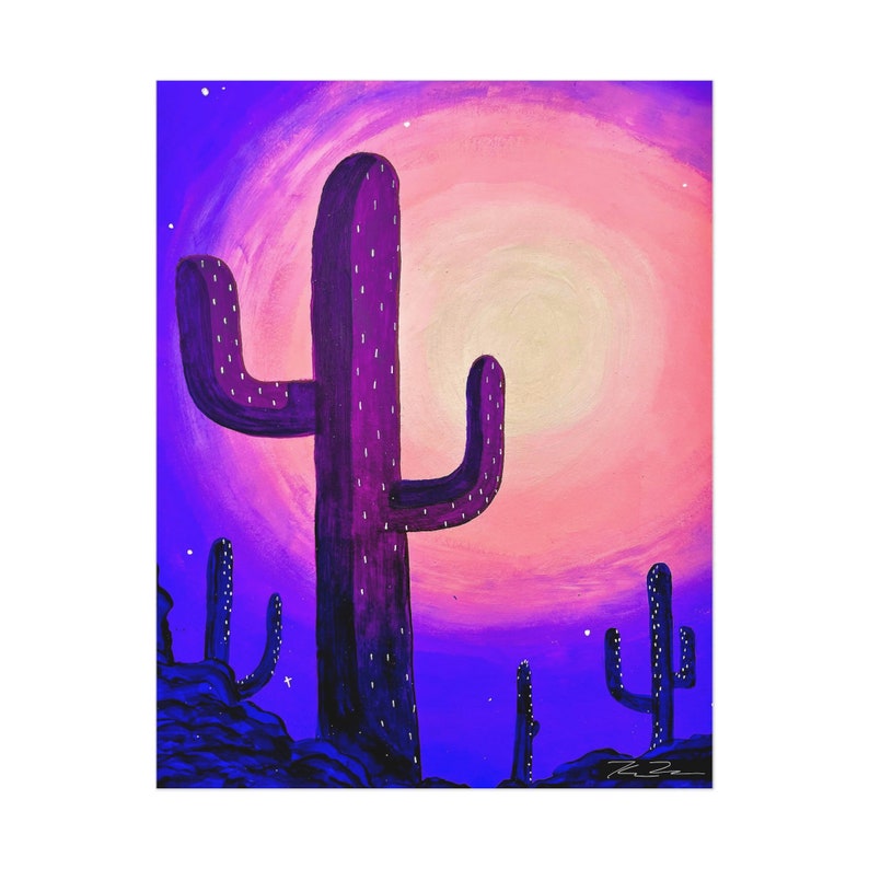 Violet Desert poster. - Etsy