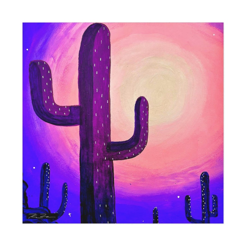 Violet Desert poster. - Etsy