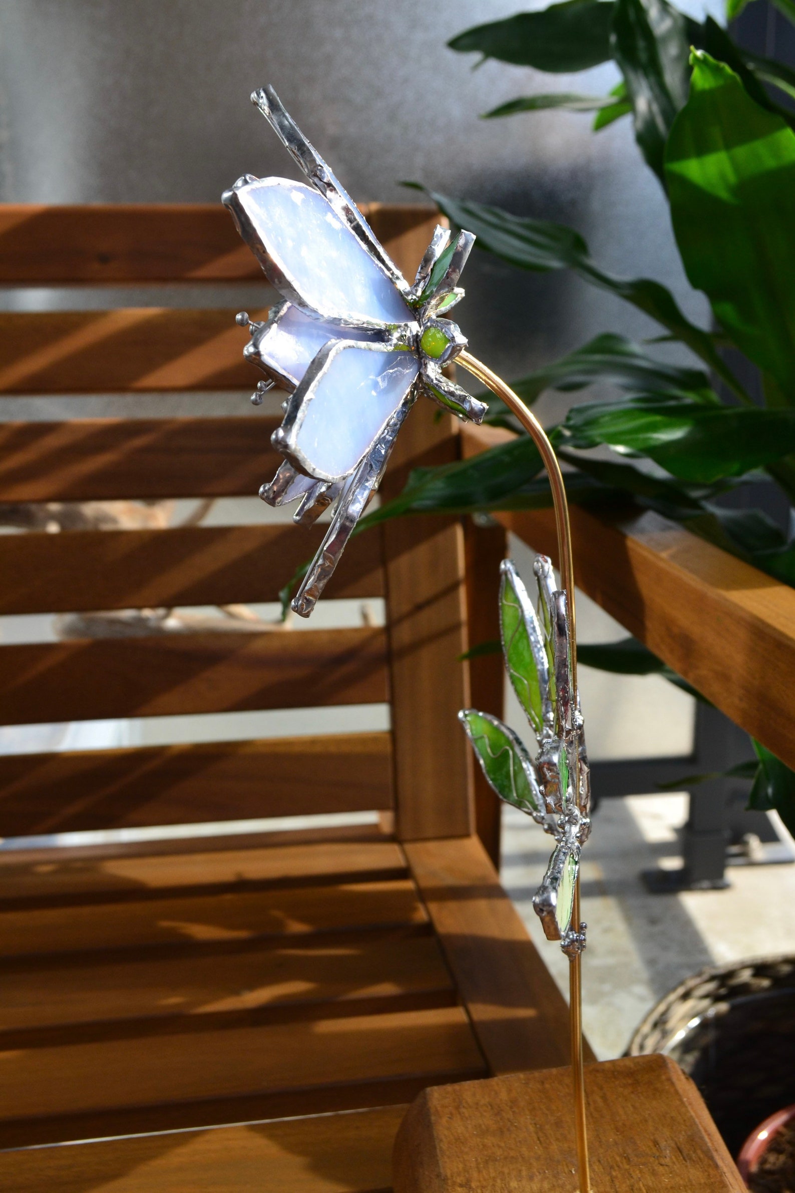 Stained Glass Lily Flower Suncatcher 3D Table Plant Cactus - Etsy Canada