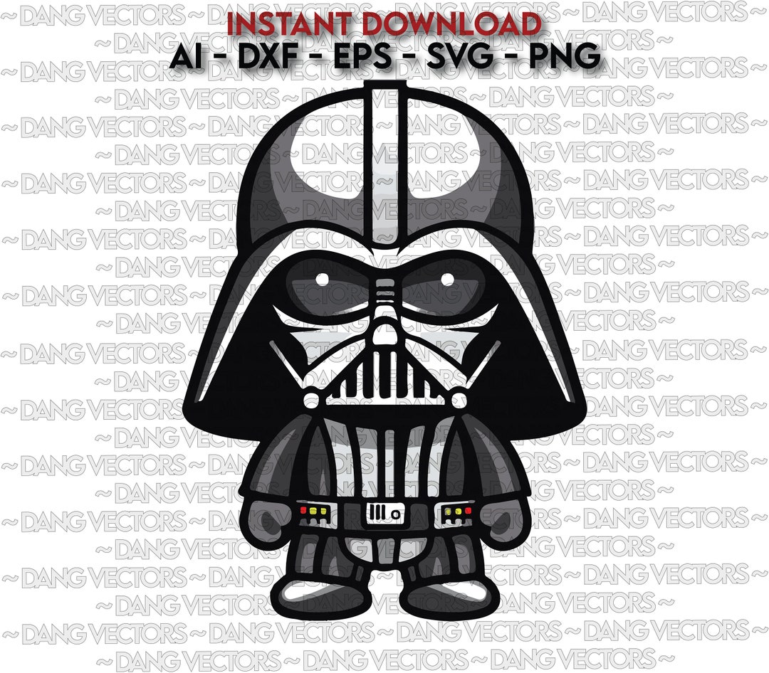 Vector File - Vader Wars Comic Anime Fan - Art Ai Svg Dxf Png Eps Cut ...