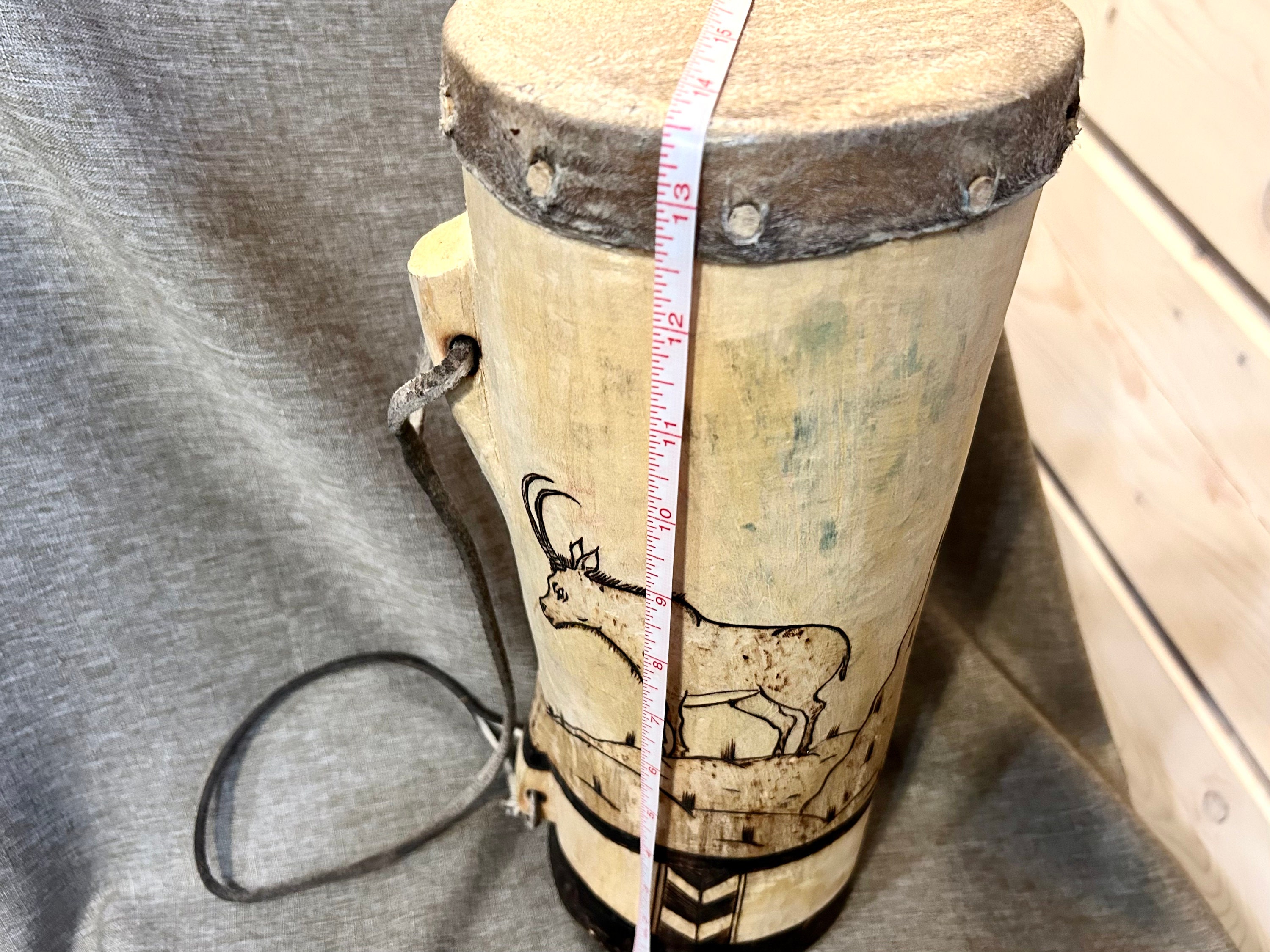 Traditional African Drum Genuine Handmade Africa Art Unique Handcarved ...