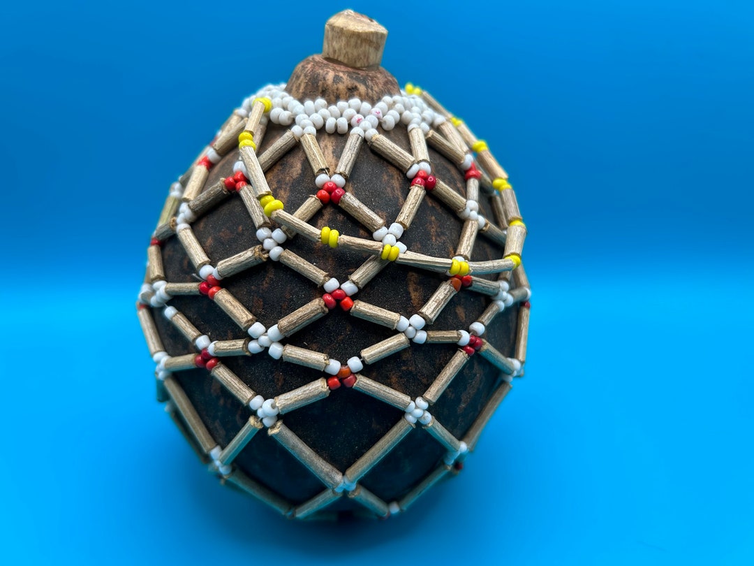 Authentic African Baobab Water Gourd Jug Genuine Tribal Art Unique ...