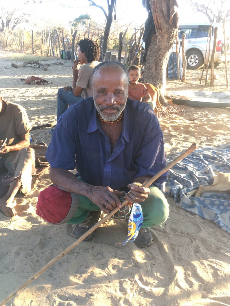 Authentic African Hunting Bow Arrow Quiver and Fire Starter Set ...