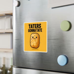 Funny Tater Decal | Cute Kitchen Décor, Stickers for Food Lovers, Gift ...