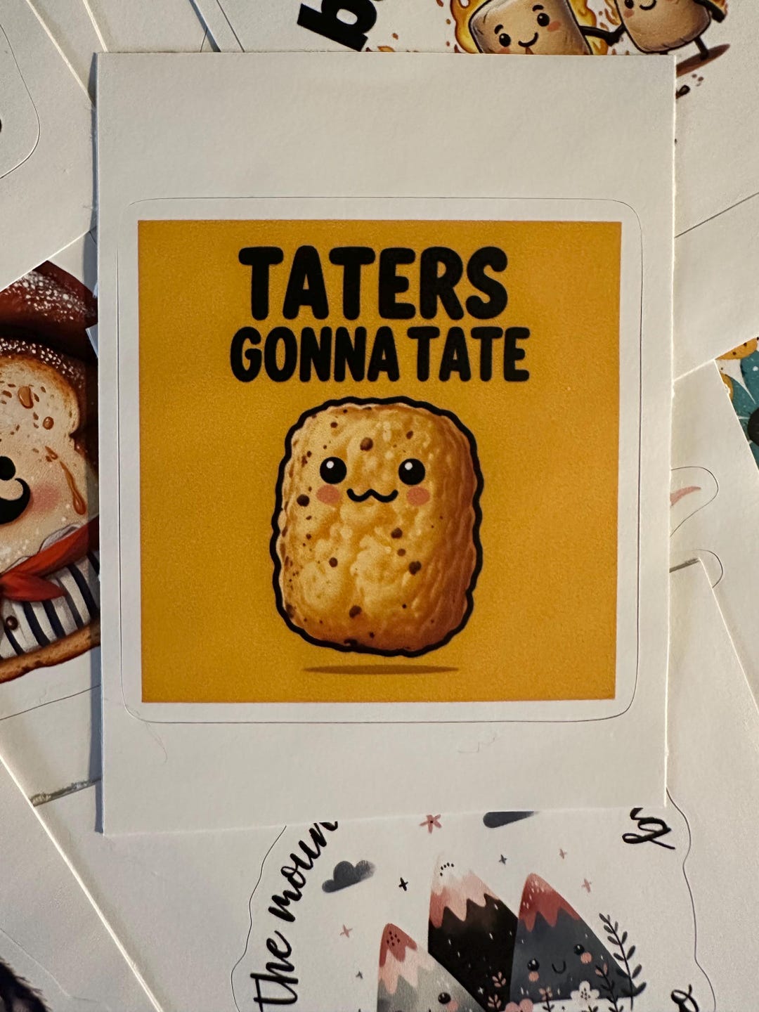 Funny Tater Decal | Cute Kitchen Décor, Stickers for Food Lovers, Gift ...