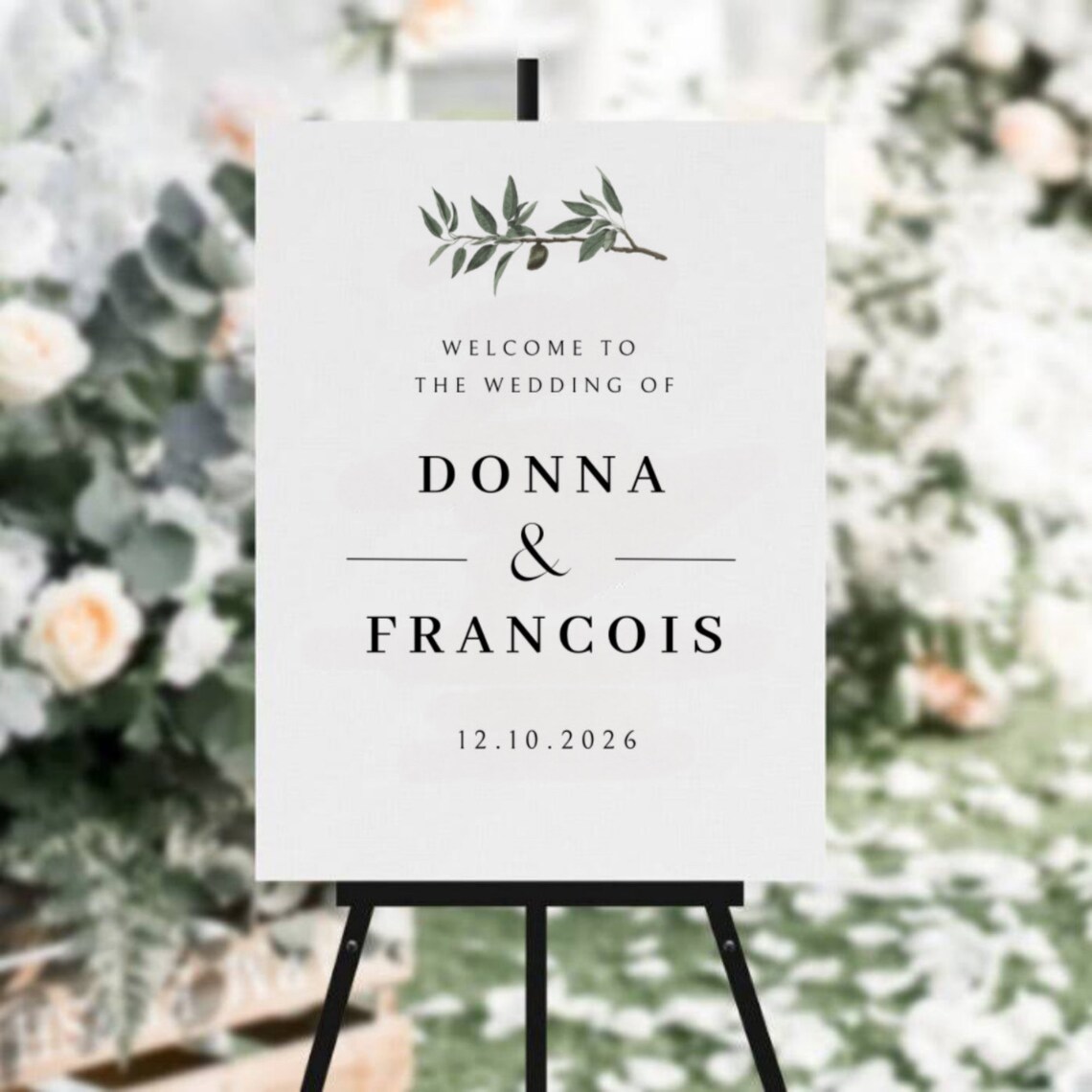 Modern Welcome Sign Template Printable Wedding Welcome Sign - Etsy