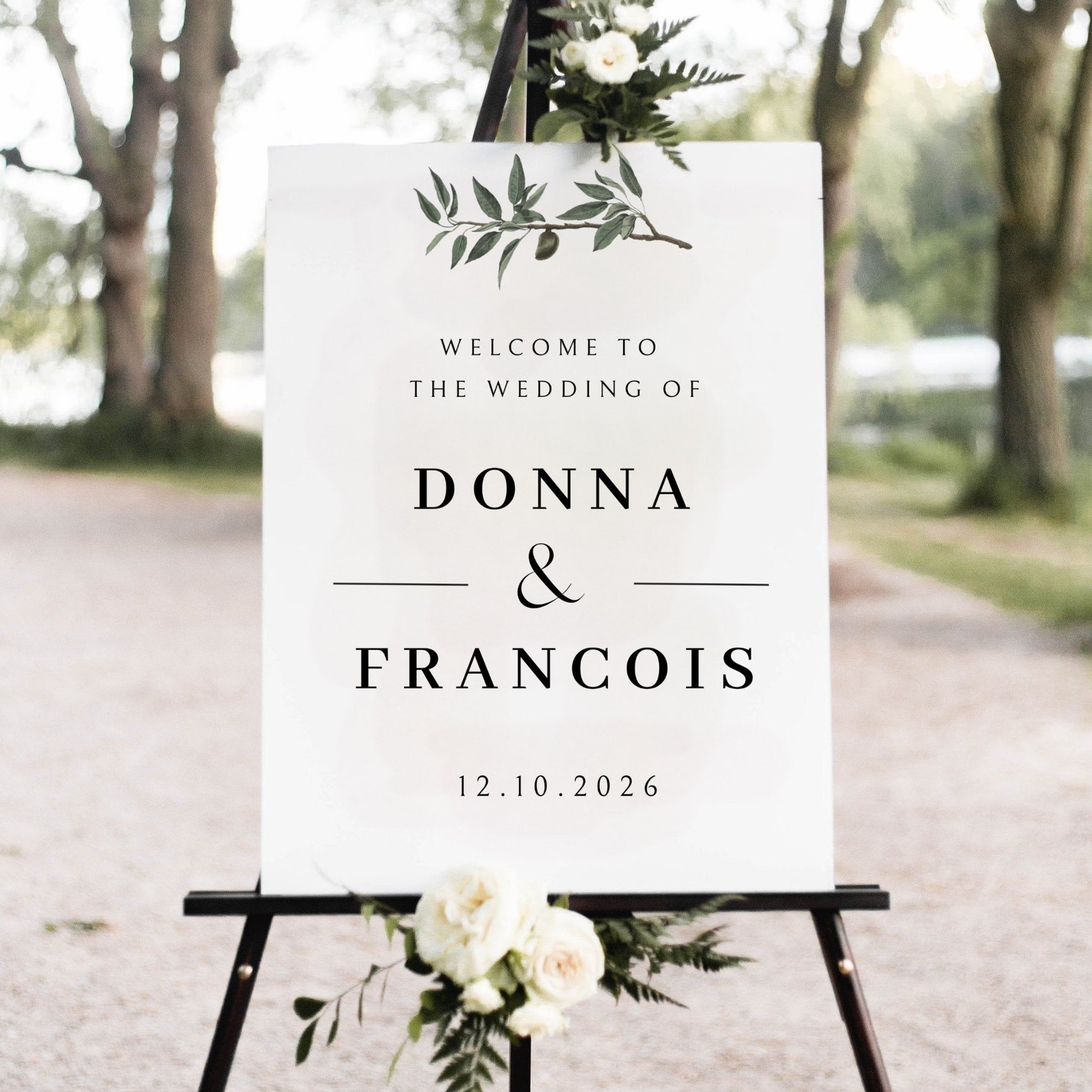 Modern Welcome Sign Template Printable Wedding Welcome Sign - Etsy