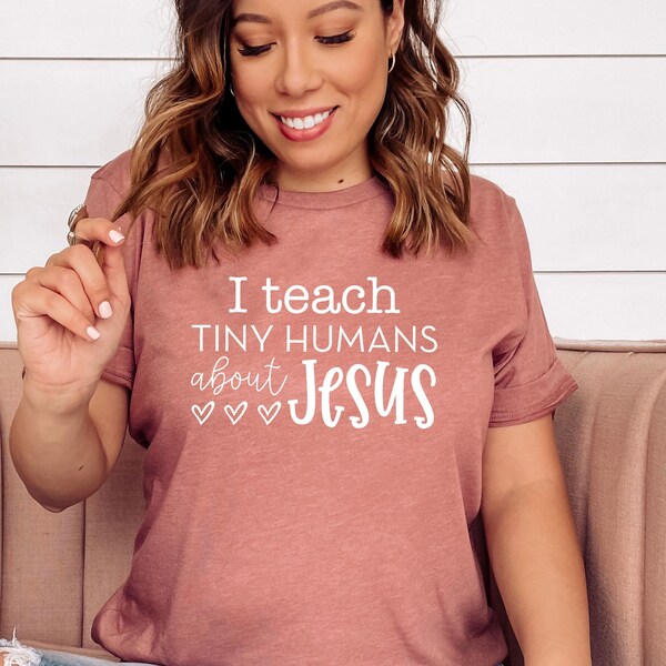 I Teach Tiny Humans About Jesus Svg - Etsy