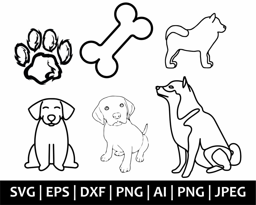 Dog Svg Dog Breed Svg Dog Outline Svg Dog Butt Svg Dog - Etsy Australia