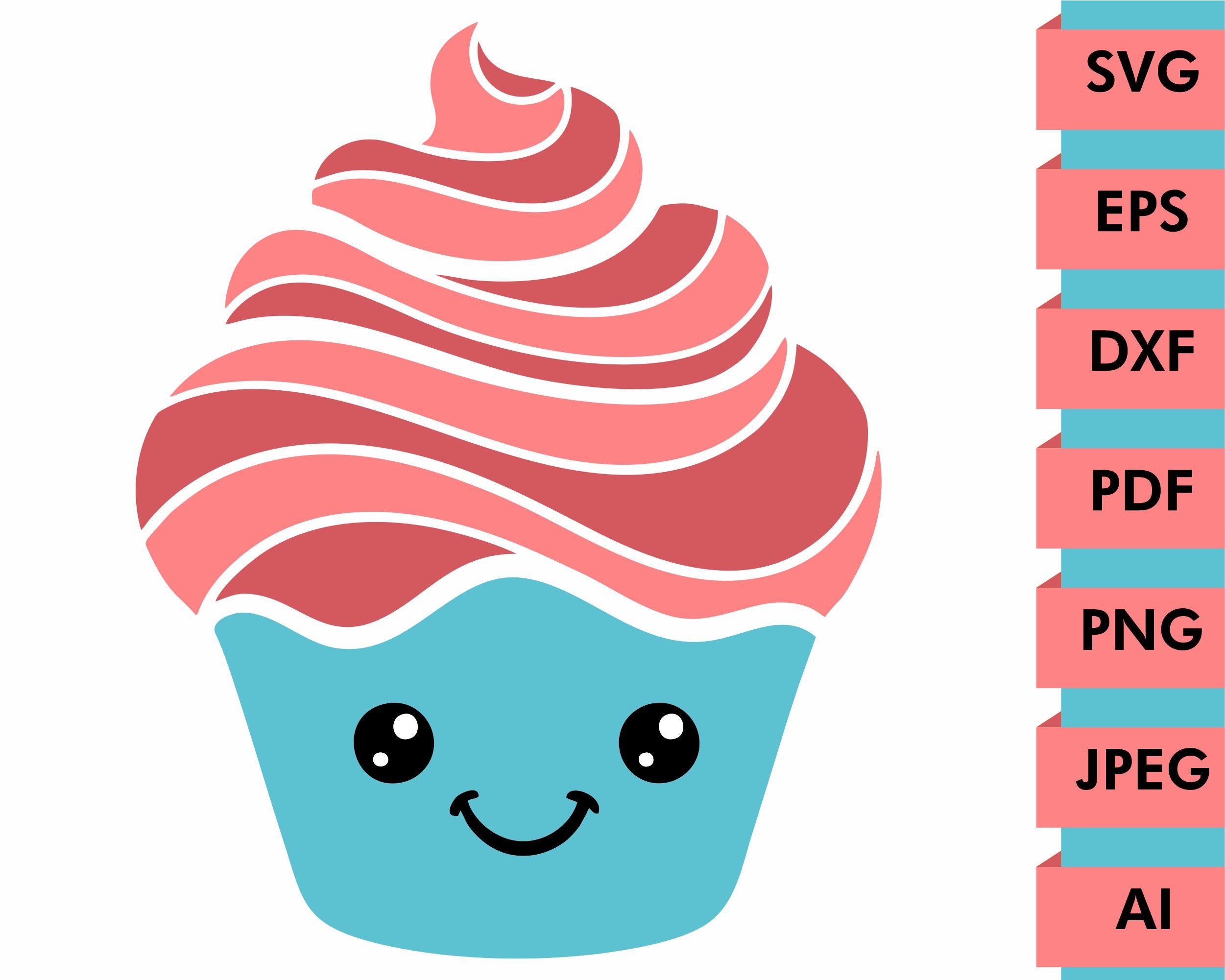 Cupcake Svg Cake Svg Dessert Svg Sweets Svg Birthday Cake - Etsy Canada