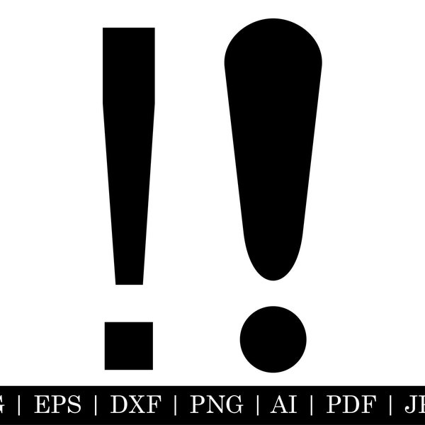 Exclamation Mark - Etsy