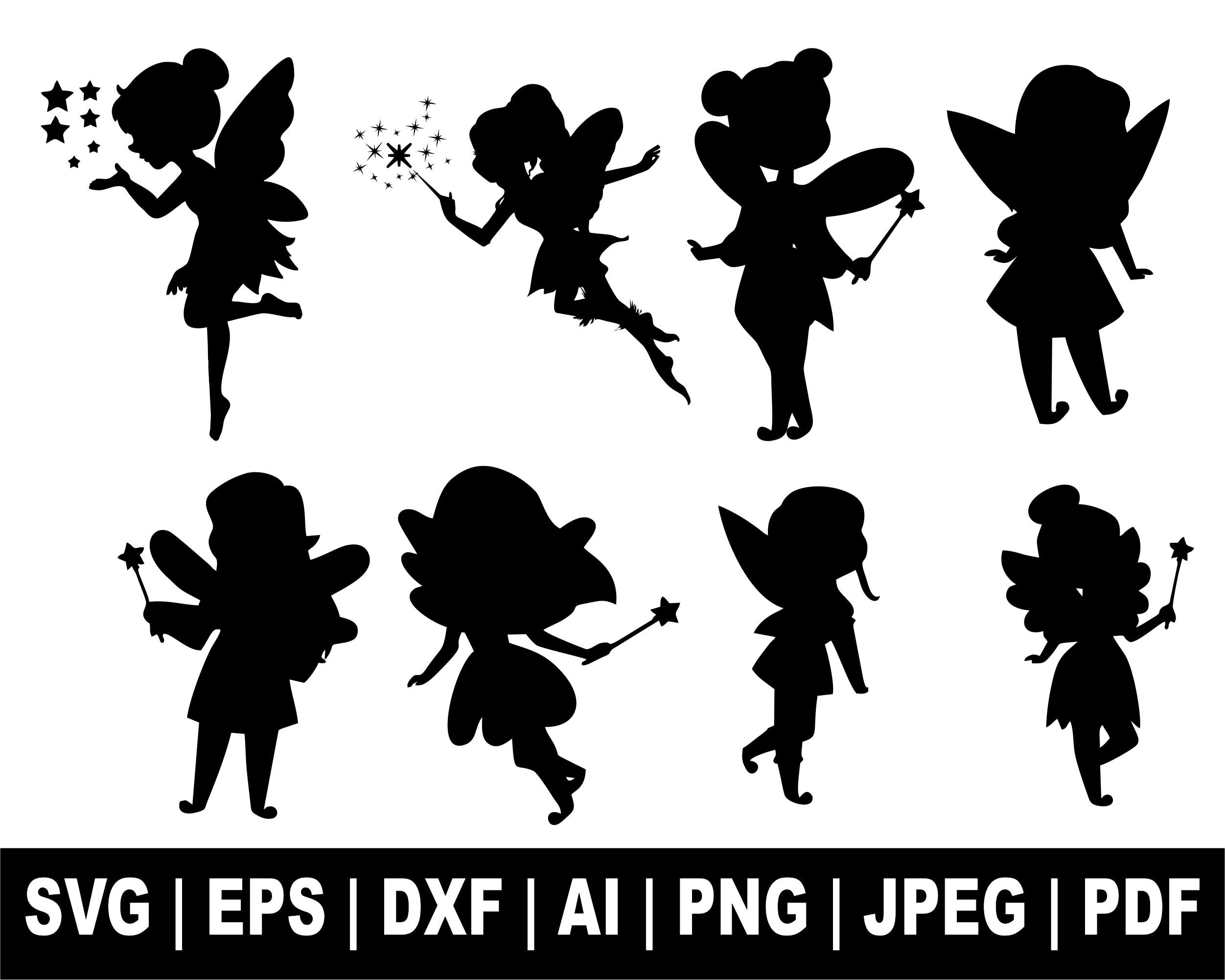 Fairy Svg Bundle Fairy Svg Tinkerbell Svg Princess Svg - Etsy Australia