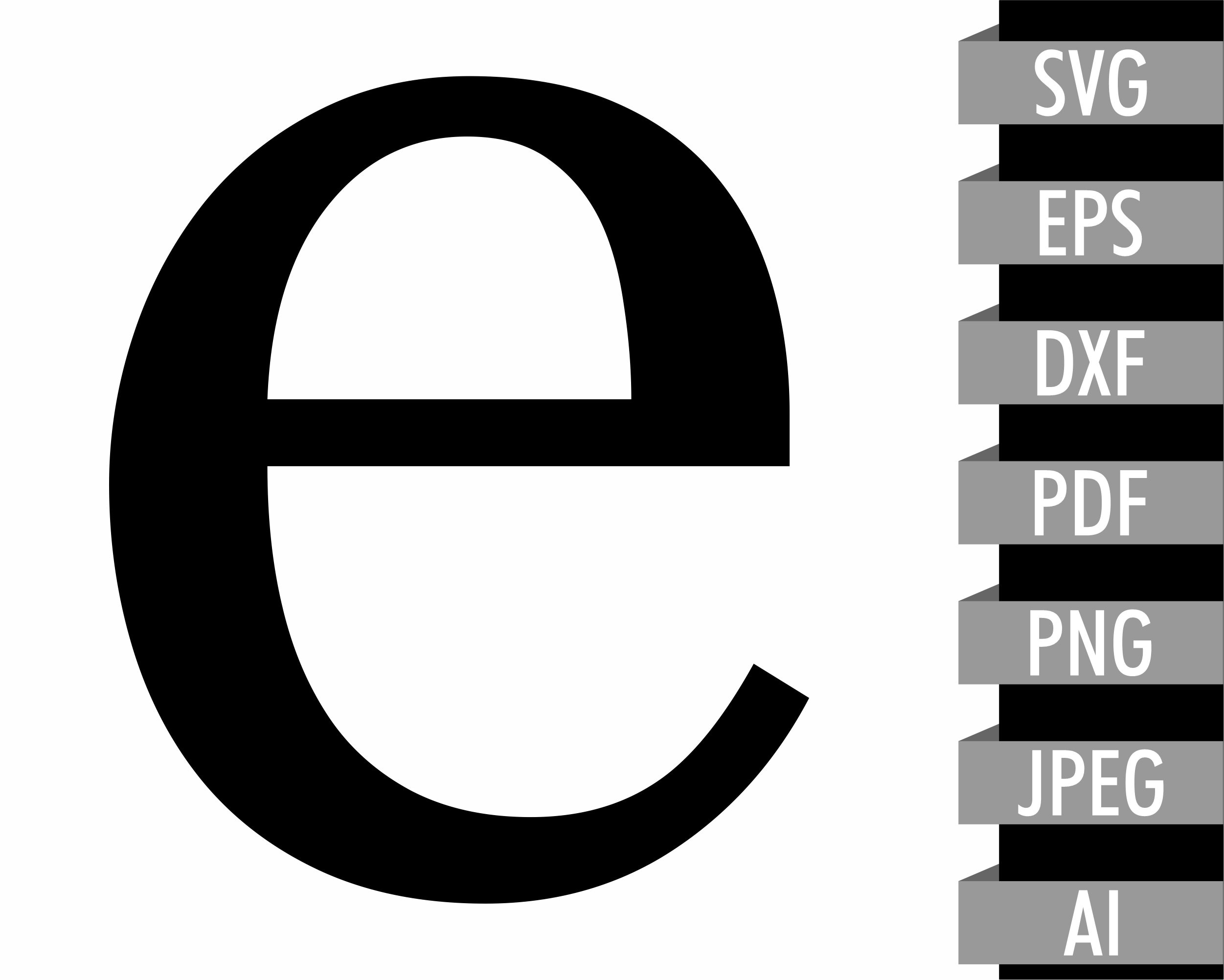 Clipart Letter E