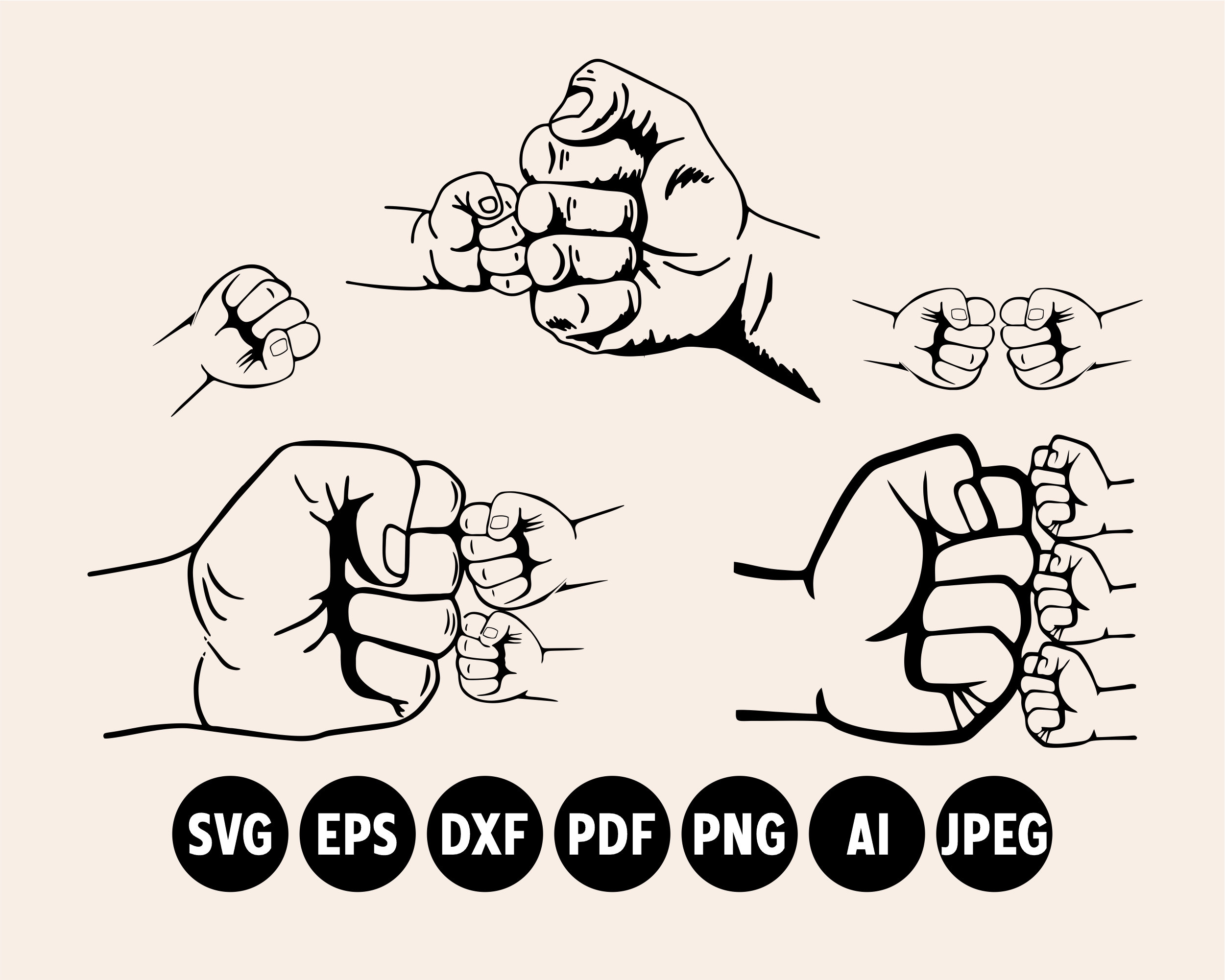 Poing bosse Svg papa Svg papa vie Svg Svg fête des pères - Etsy France