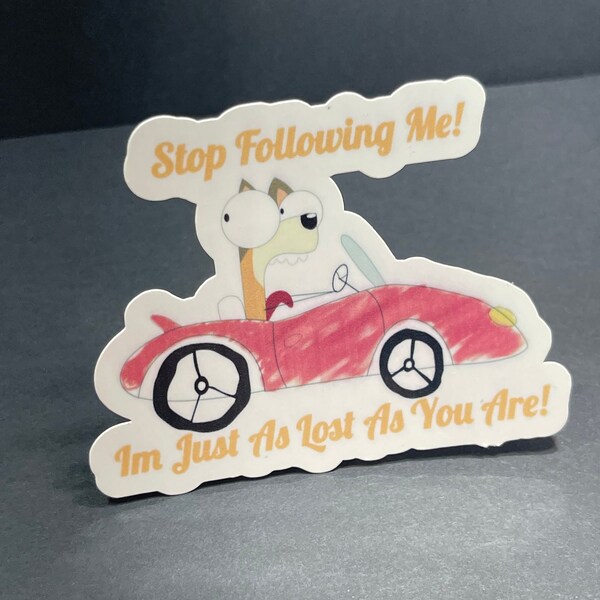 Bluey Jerry Lee Sticker - Etsy