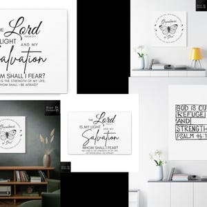 Canvas Wall Art, Home Decor, Scripture Art, Christian Gift, Bible Verse ...