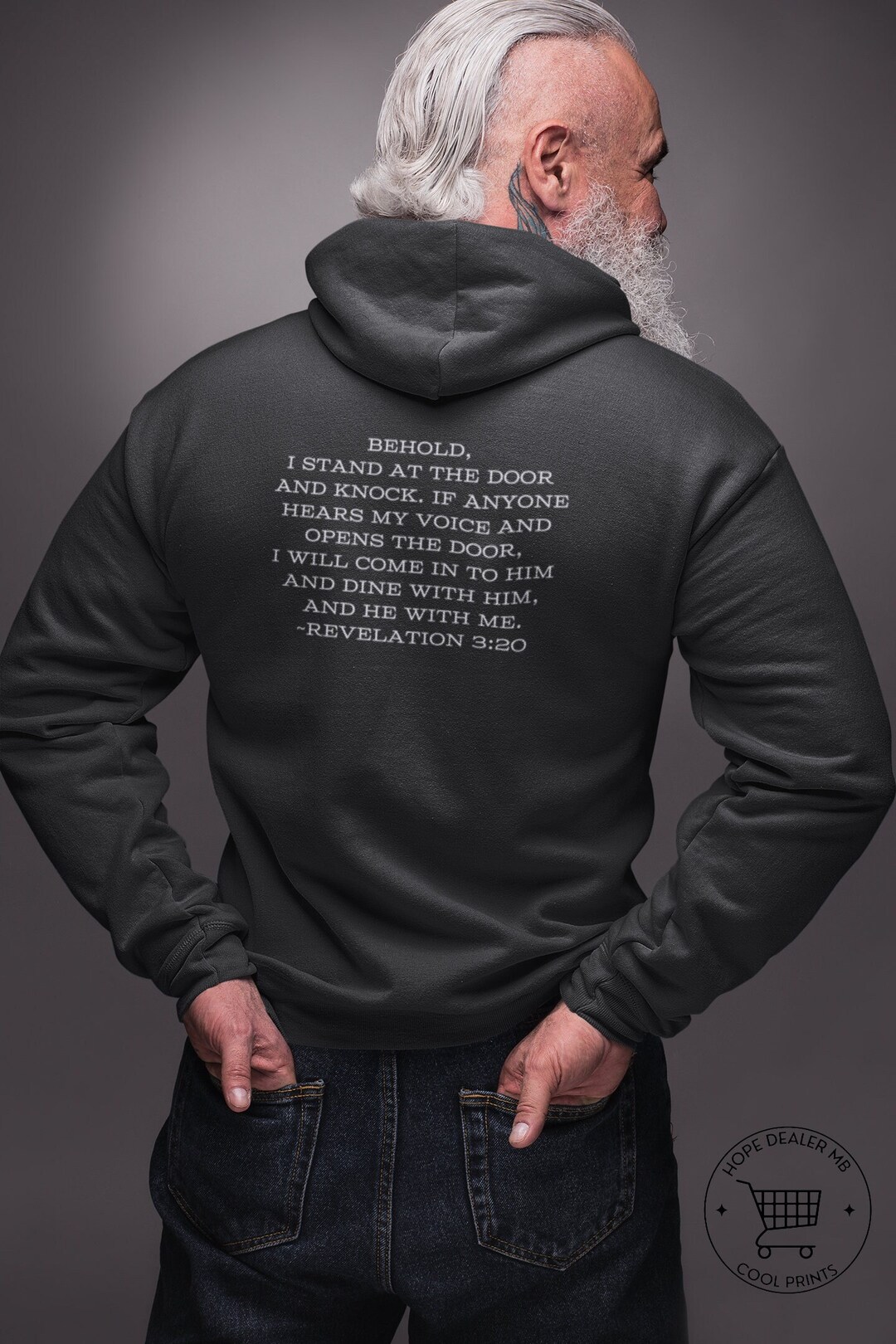 Revelation 3:20 Unisex Heavy Blend™ Full Zip Hoodie | Behold I Stand at ...