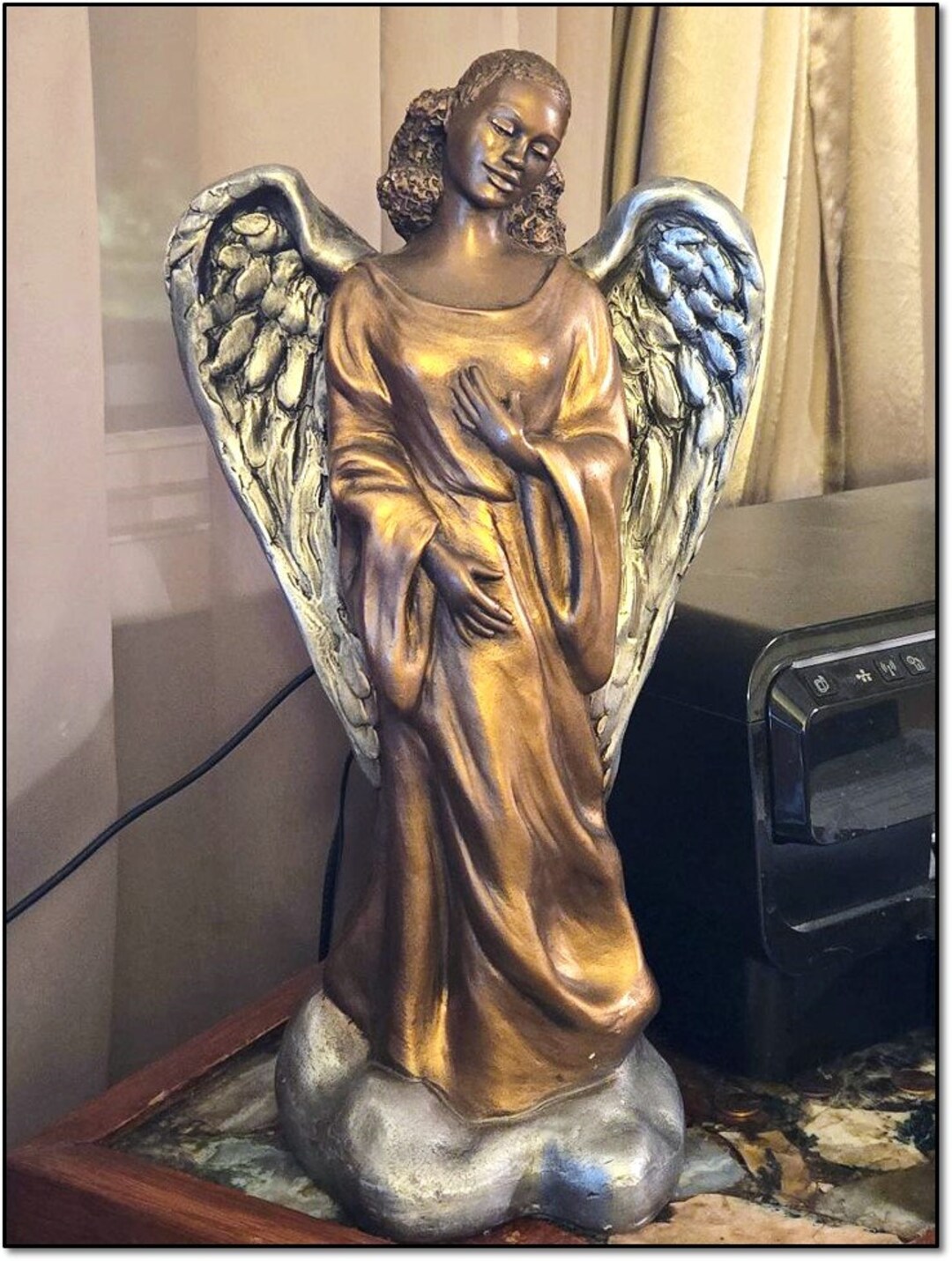 Vintage 1996-98, elegant Angel From Austin Sculpture by Artist Alice ...