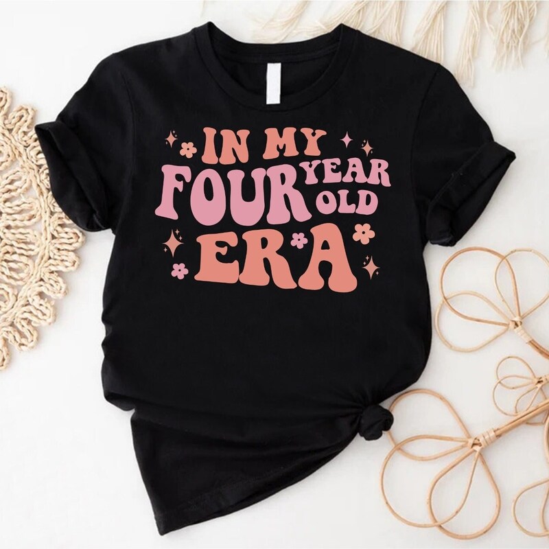 Four Year Old Shirt - Etsy