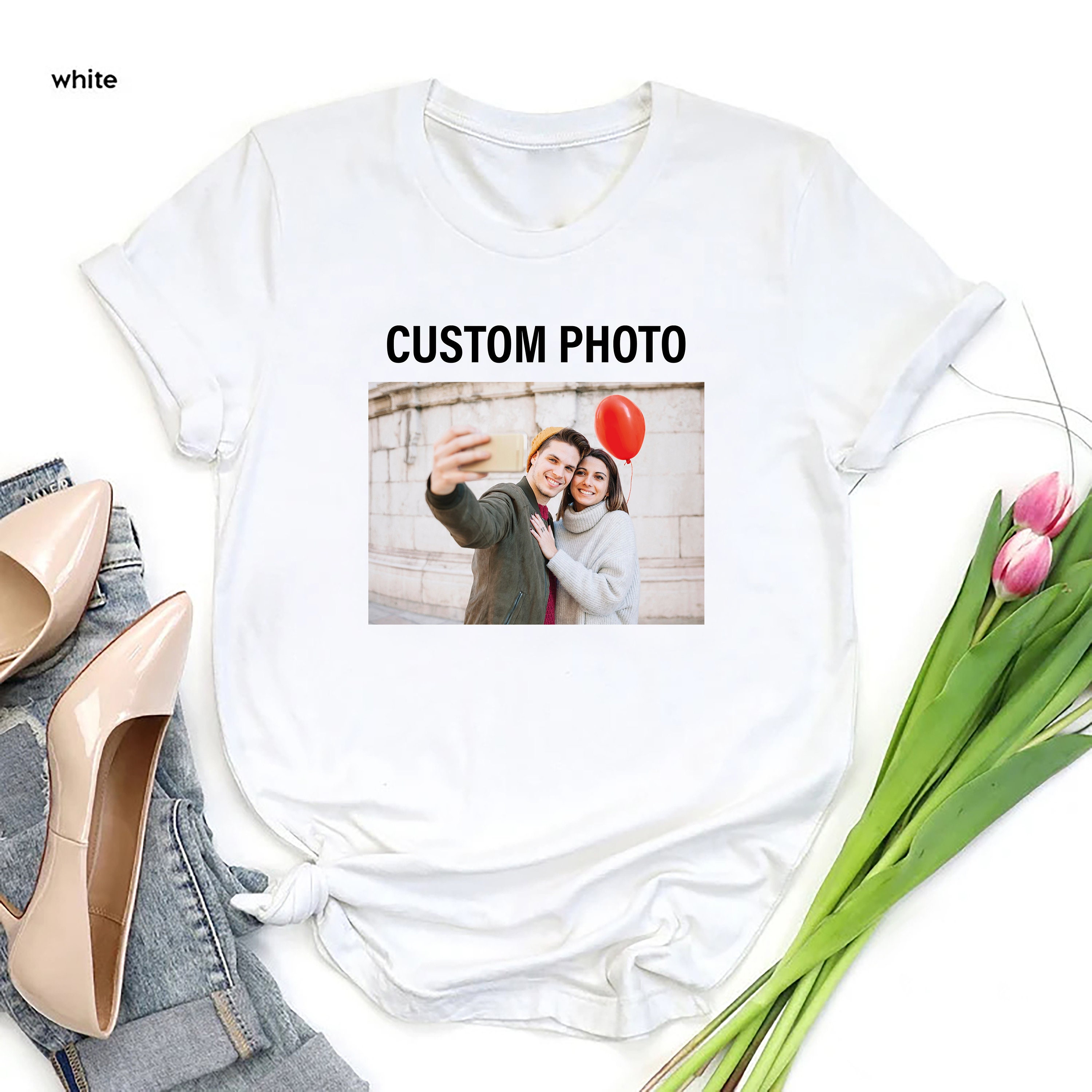 Photo Shirt,custom Photo Tshirt,picture Shirt,birthday Photo Shirt ...