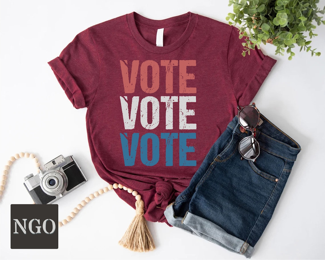 Vote Tshirts, Vote Election Shirt, Politics Shirt, Voting Shirt, Voter ...