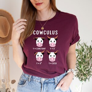 Cowculus Funny Math Shirt, Math Teacher Gift,math Nerd Gift,nerdy Gifts ...