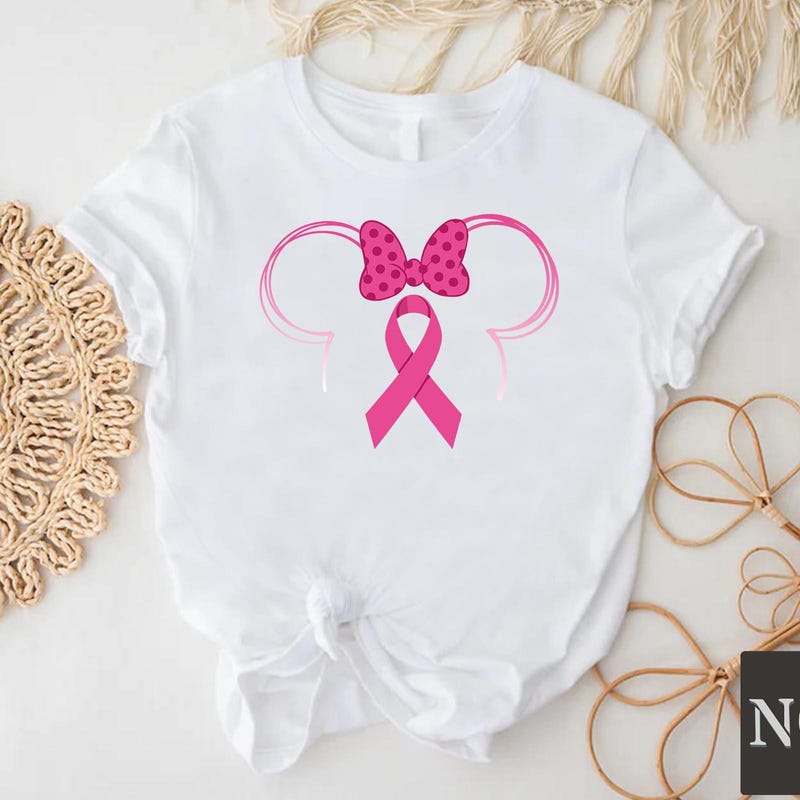Minnie Mouse Breast Cancer Png - Etsy
