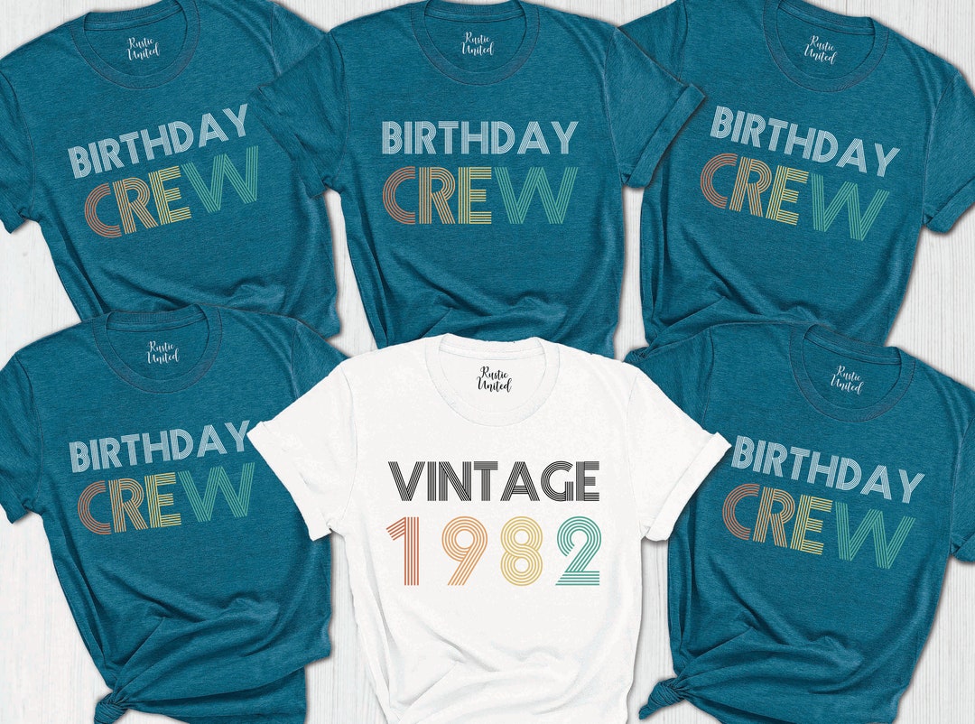 Birthday Crew Shirts, Custom Birthday Shirts, Birthday Team Tshirts ...