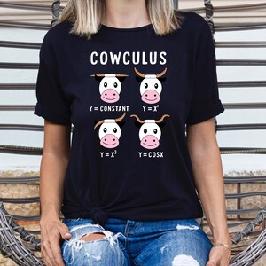 Cowculus Funny Math Shirt, Math Teacher Gift,math Nerd Gift,nerdy Gifts ...