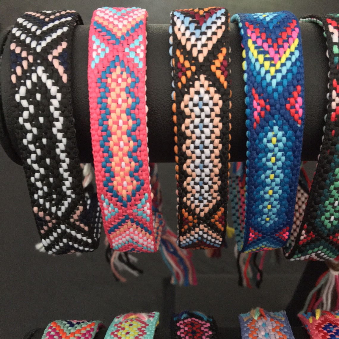 African Wrist Bands Tribal Woven Thread Friendship Fabric Bands ...